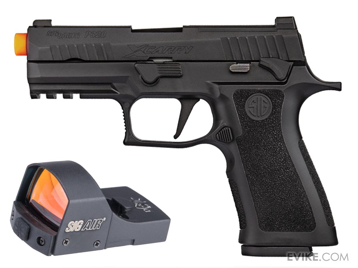 SIG Sauer ProForce P320 XCARRY Airsoft GBB Pistol (Model: Black / Green ...