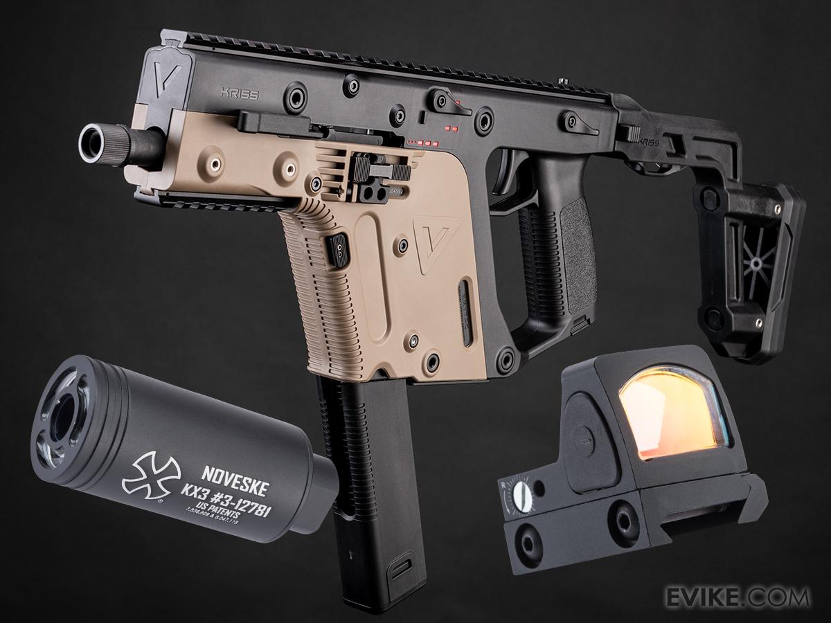 Krytac KRISS Vector Gas Blowback Airsoft GBB SMG (Color: Two-Tone ...