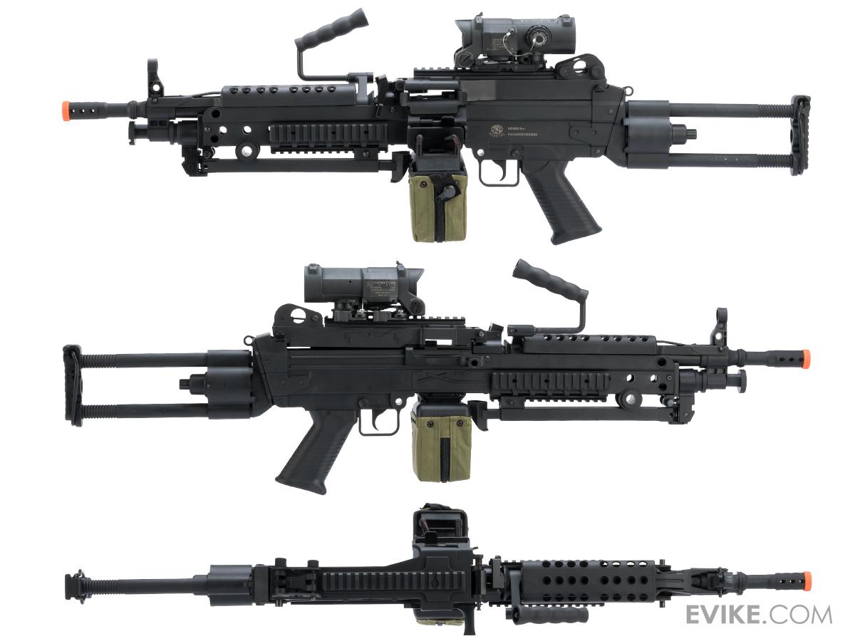 Cybergun FN Licensed M249 "Featherweight" Airsoft Machine Gun (Model ...