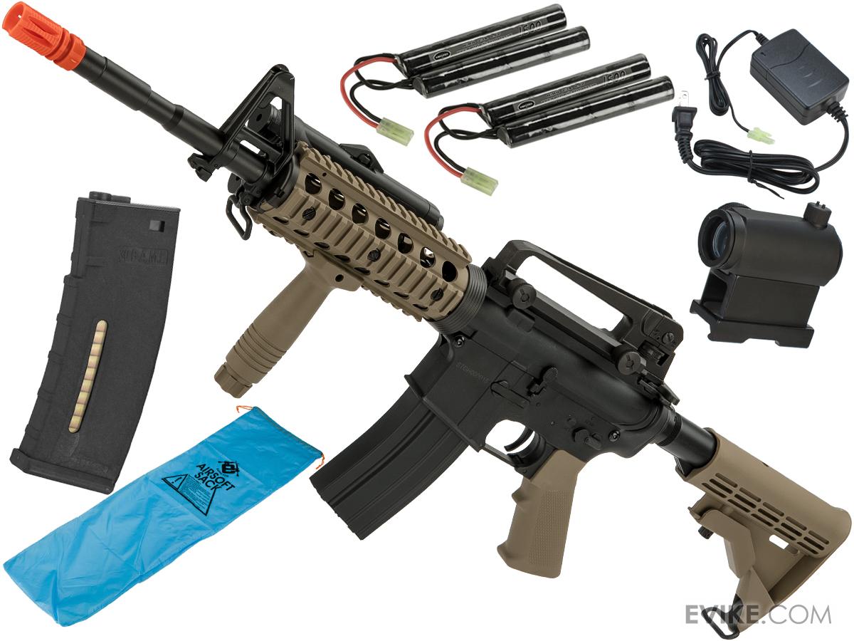CYMA Sport M4A1 RIS Airsoft AEG w/ Lipo Ready Gearbox (Color: Tan / Go ...