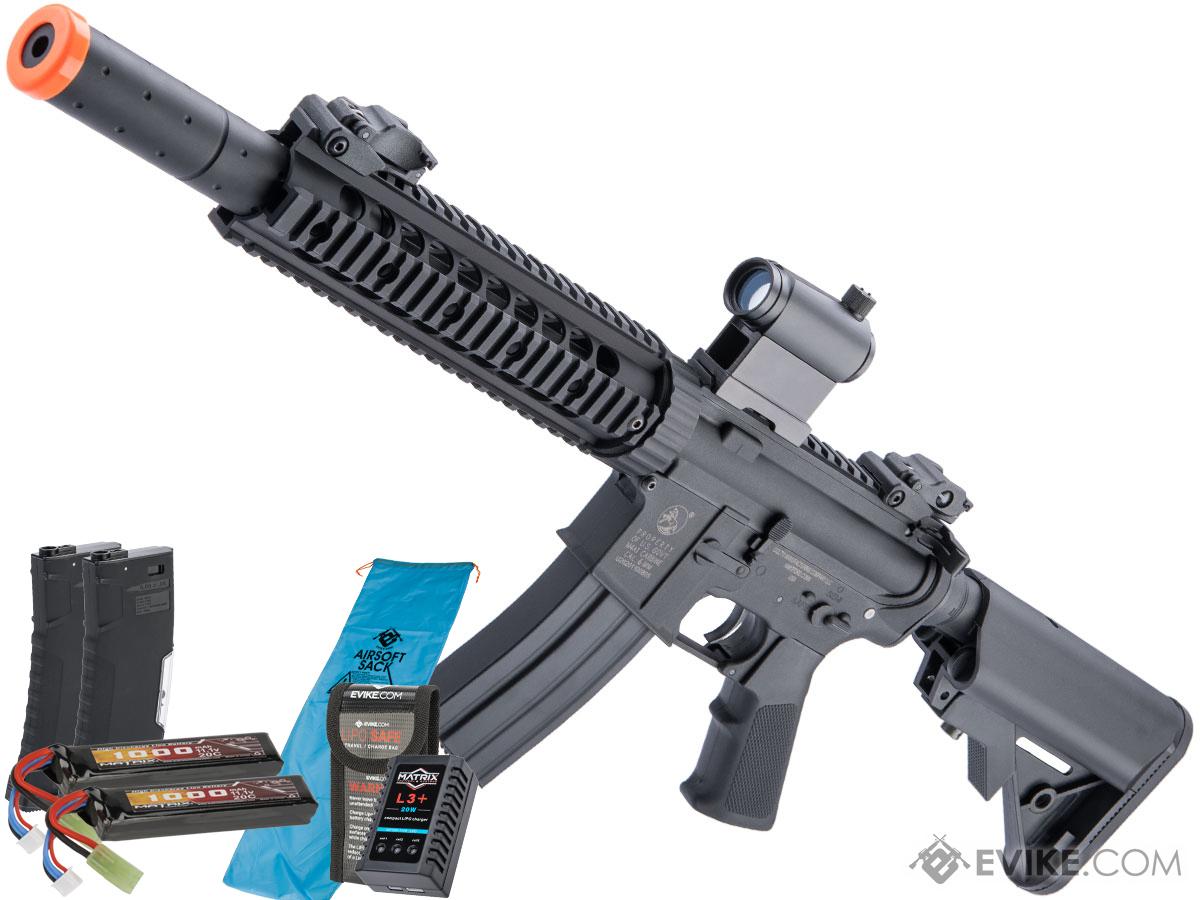 Cybergun Licensed Colt Sportsline M4 AEG Rifle w/ G3 Micro-Switch Gearbox (Model: Silent Ops 9 ...