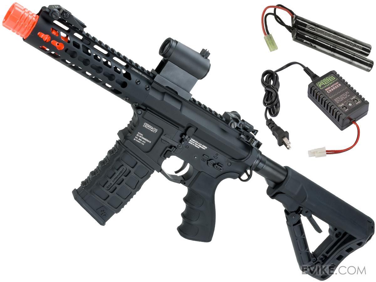 G&G GC16 "Wild Hog" Full Metal Airsoft AEG Rifle (Model: 7" Keymod / 9.6 Butterfly Battery ...