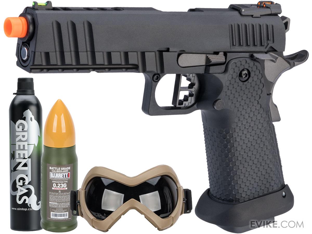 AW Custom "Ace Competitor" Hi-CAPA Gas Blowback Airsoft Pistol (Package ...