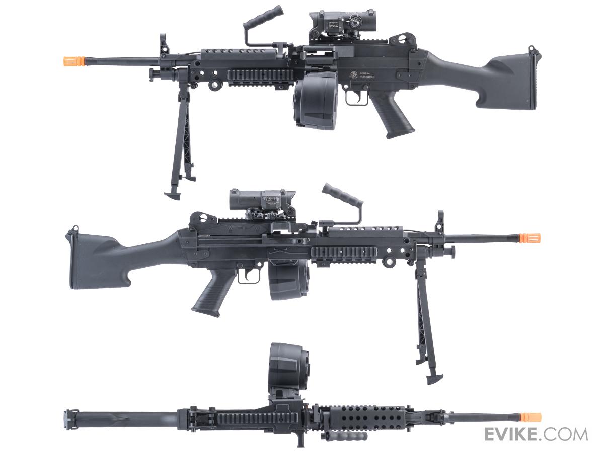 Cybergun FN Licensed M249 "Featherweight" Airsoft Machine Gun (Model ...