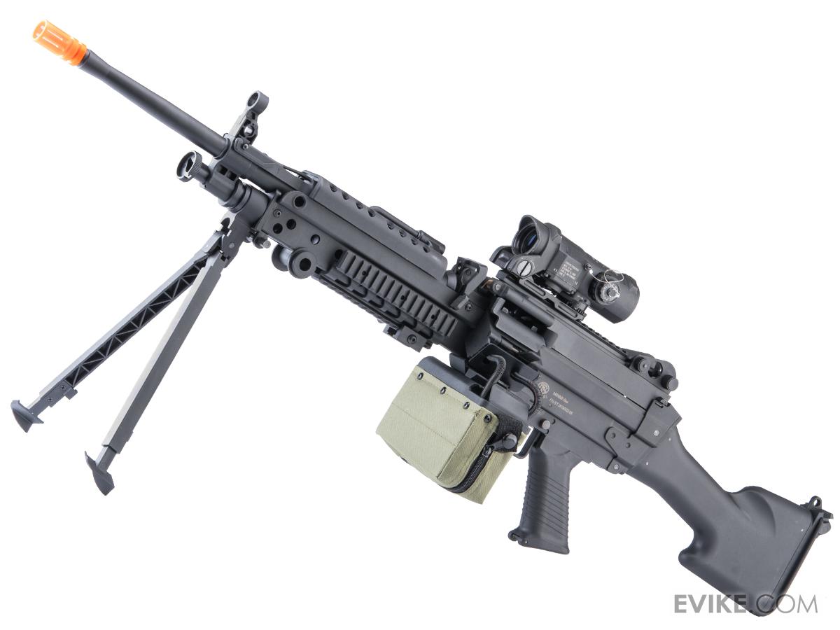Cybergun FN Licensed M249 "Featherweight" Airsoft Machine Gun (Model ...