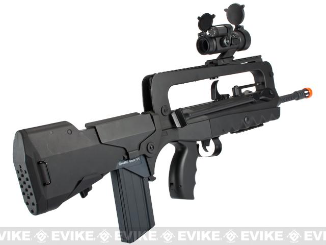 Softair Licensed Metal Gearbox FAMAS F1 Bullpup Airsoft AEG Rifle ...