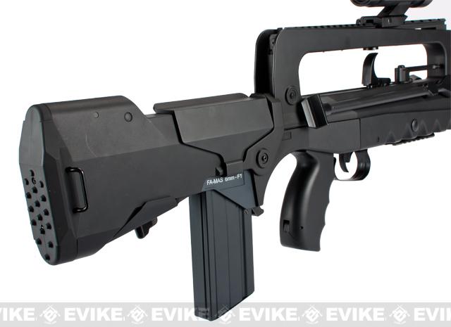 Softair Licensed Metal Gearbox FAMAS F1 Bullpup Airsoft AEG Rifle ...