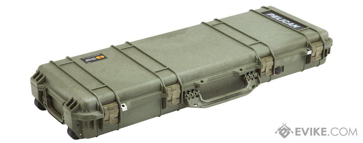 Pelican 1720 WL/WF w/ Foam Long Rifle Case w/ Wheels (Color: OD Green ...