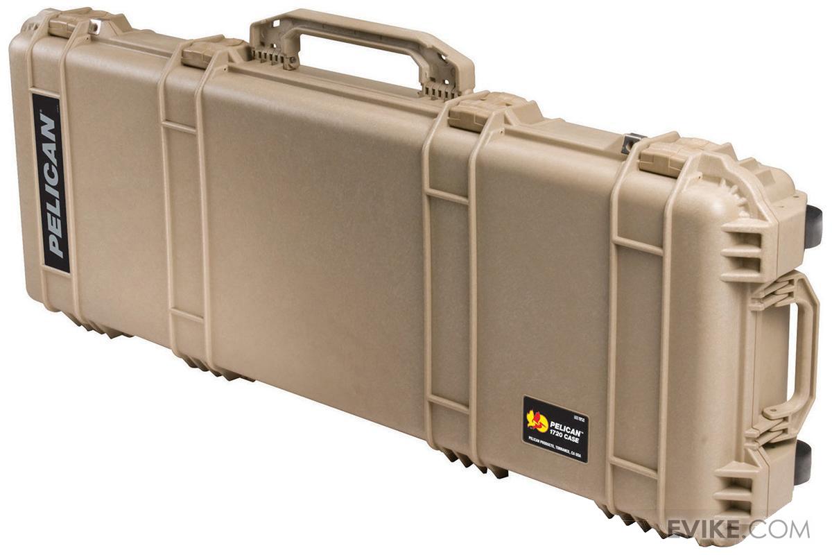 Pelican 1700 WL/WF w/ Foam Long Rifle Case w/ Wheels (Color: Desert Tan ...