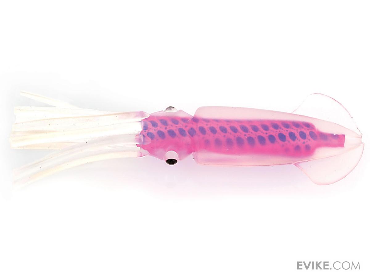 P-Line Rock Cod 3.5" Squid Fishing Rig (Color: Clear / Pink / Blue ...