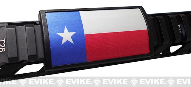 Custom Gun Rails Large State Flag Aluminum Rail Cover (State: Texas ...