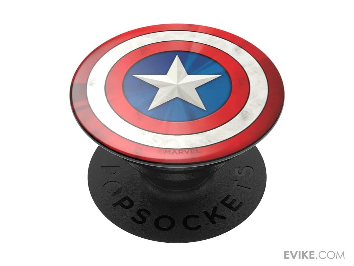PopSocket Marvel Collection PopGrip for Smart Devices (Design: Captain ...