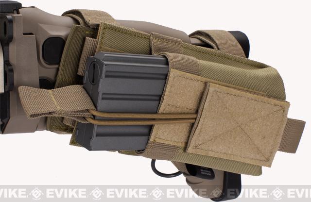 Matrix Recon M4 M16 AK Spare Magazine Pouch for Rifle Stocks - Black ...