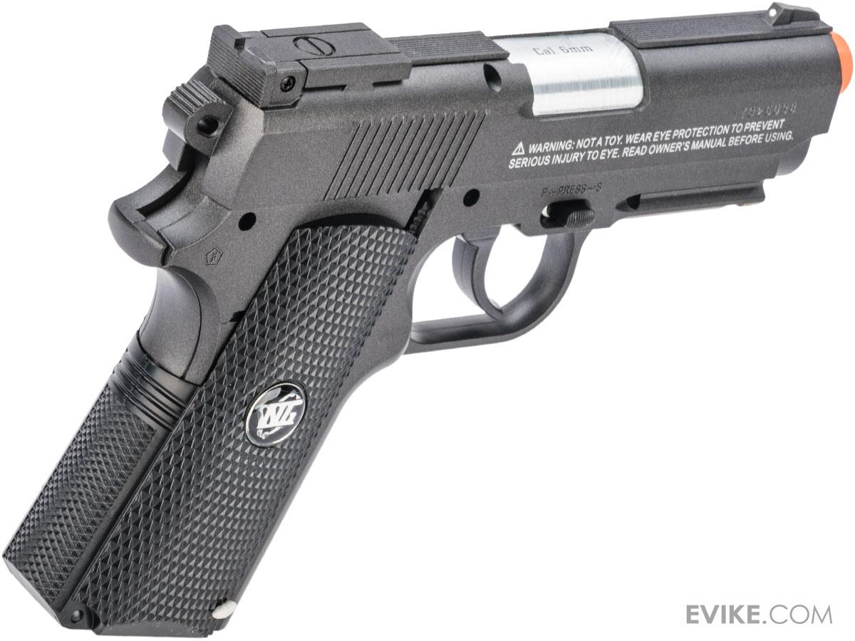 WG High Power 1911 Compact Airsoft CO2 Powered Gas Pistol (Color: Black ...