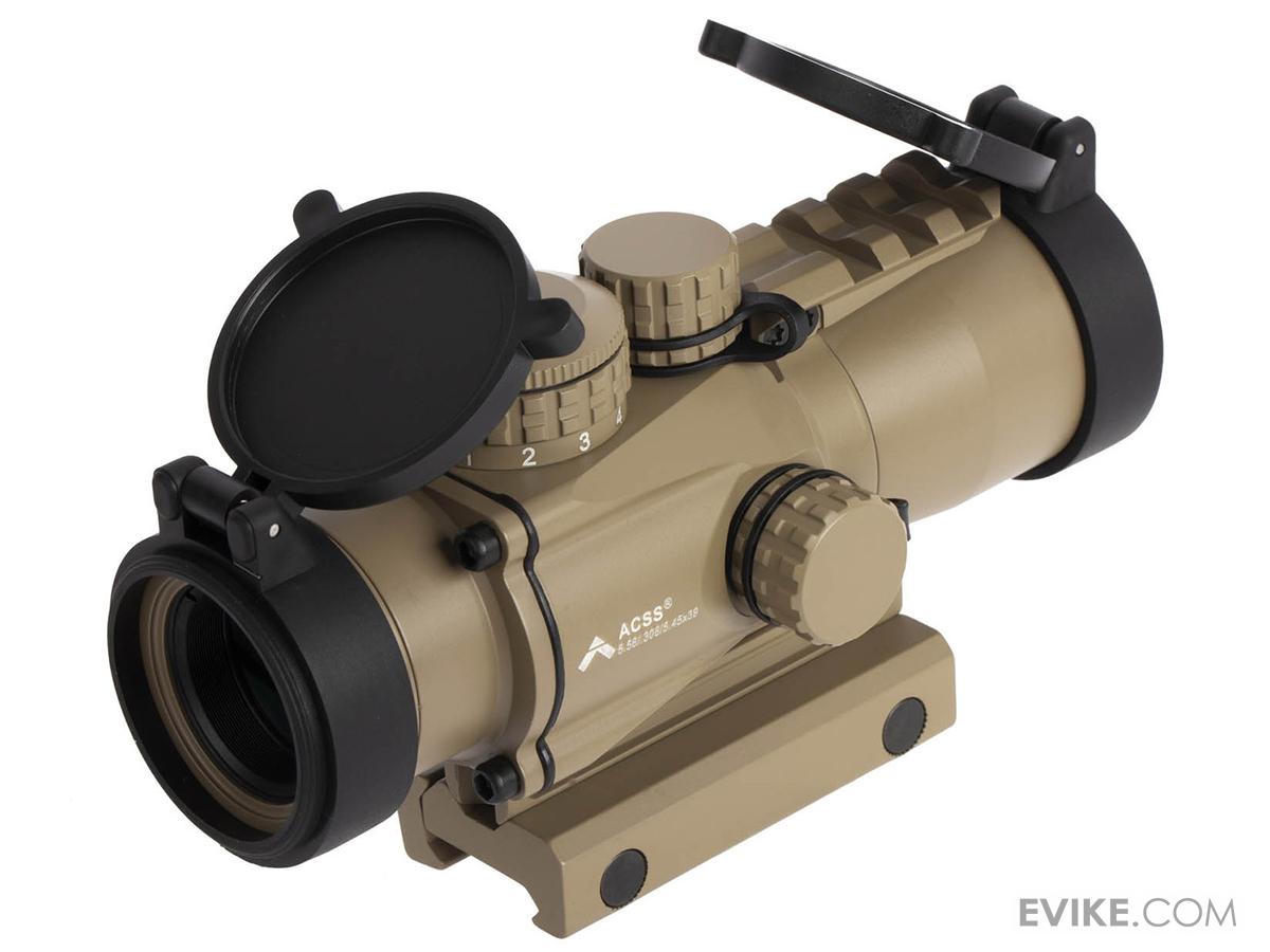 Primary Arms Silver Series Gen II 3x32 Compact Prism Scope with the Patented ACSS-CQB 5.56 ...
