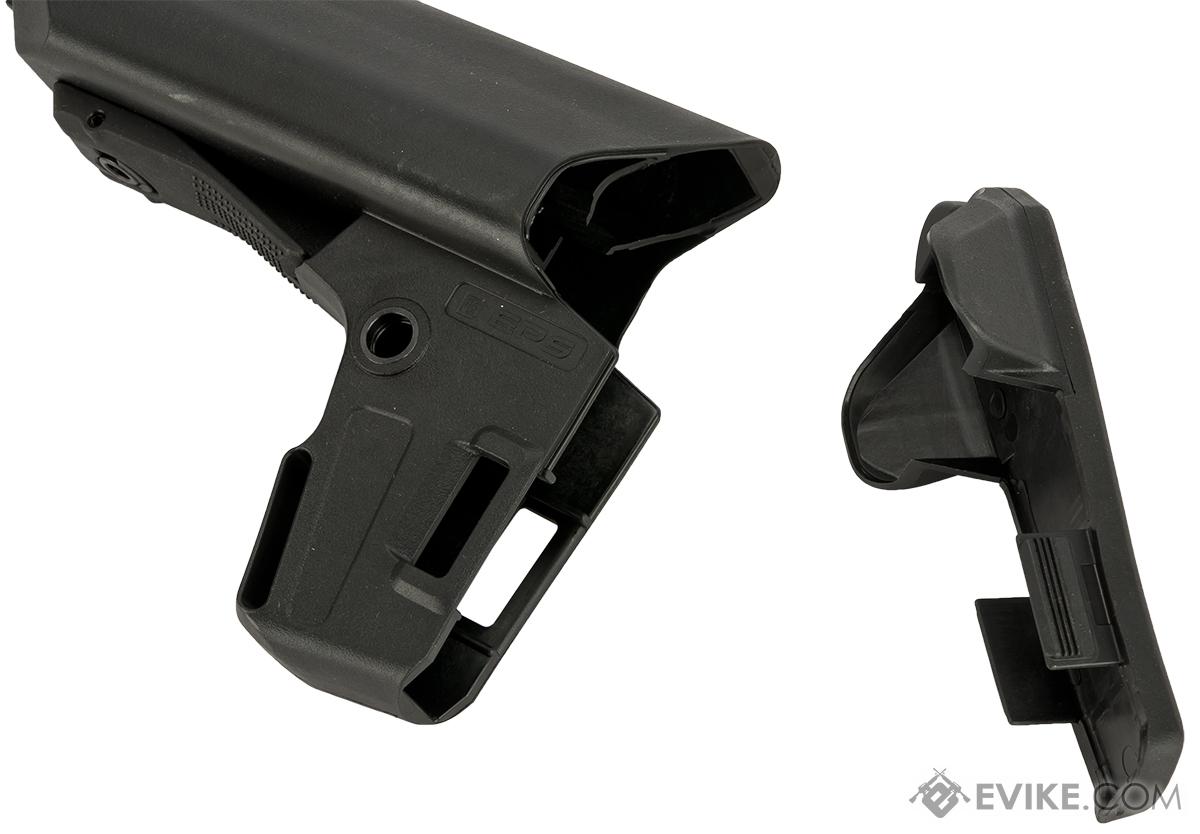 PTS Enhanced Polymer Stock (EPS) for Airsoft Rifles (Color: Black ...