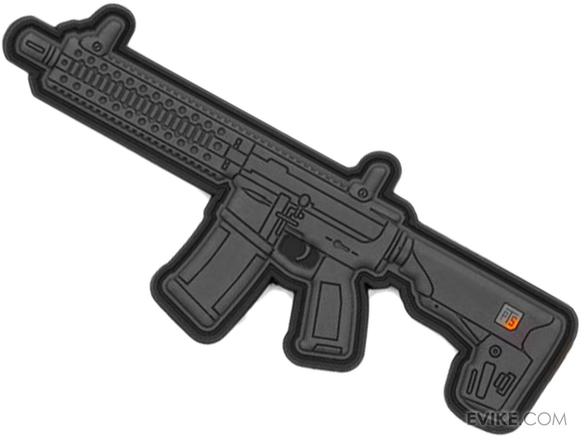 PTS PVC IFF Hook and Loop CM4 Patch (Color: Black), Tactical Gear ...