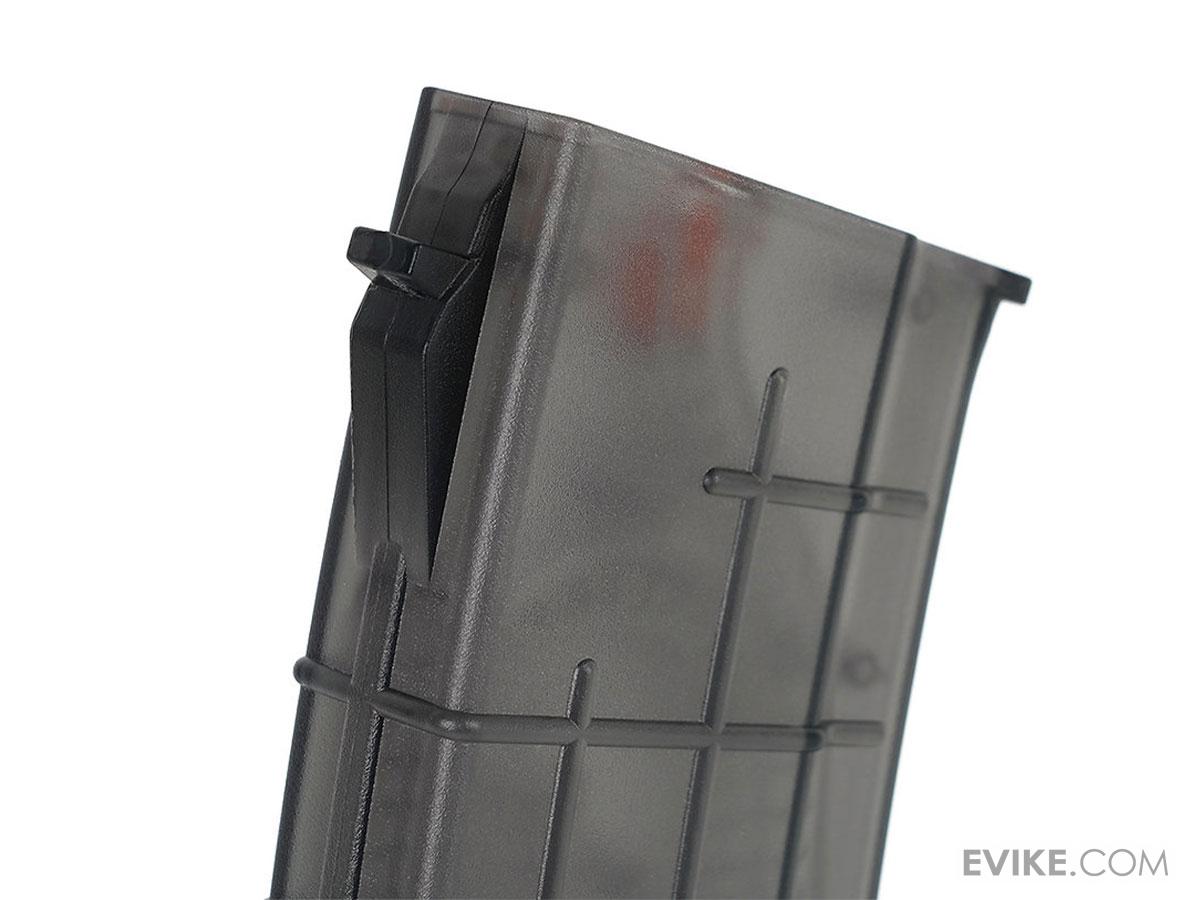 PTS TPM-AK 155rd Translucent Mid-Cap Magazine for Airsoft AEG Rifles ...
