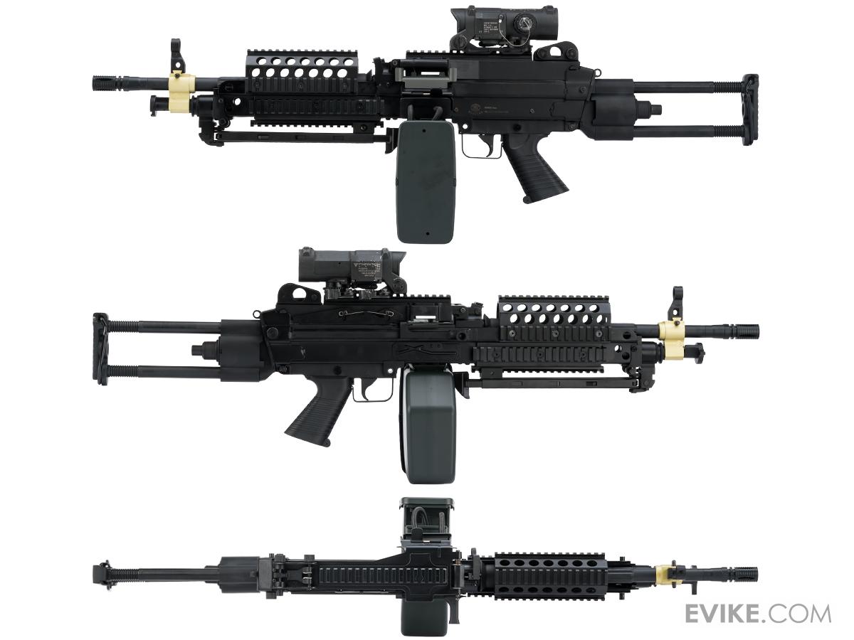 A&K / Cybergun FN Licensed M249 SAW Machine Gun w/ Metal Receiver ...