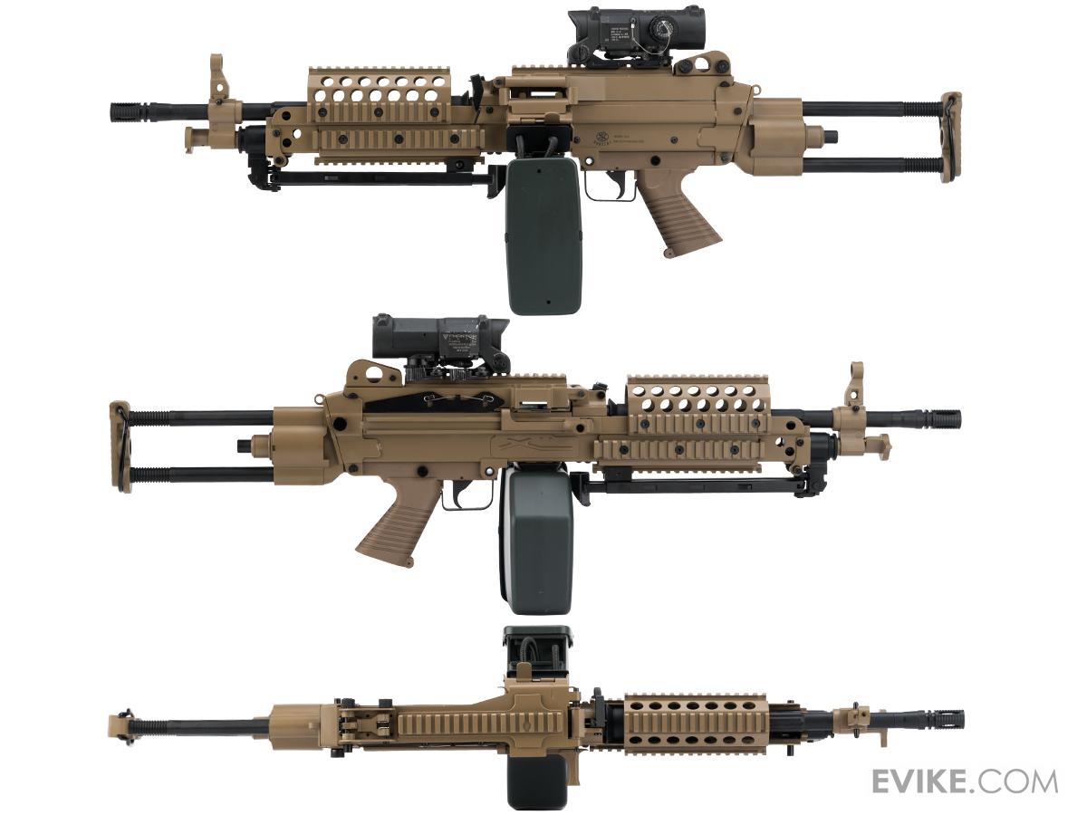 A&K / Cybergun FN Licensed M249 SAW Machine Gun w/ Metal Receiver ...