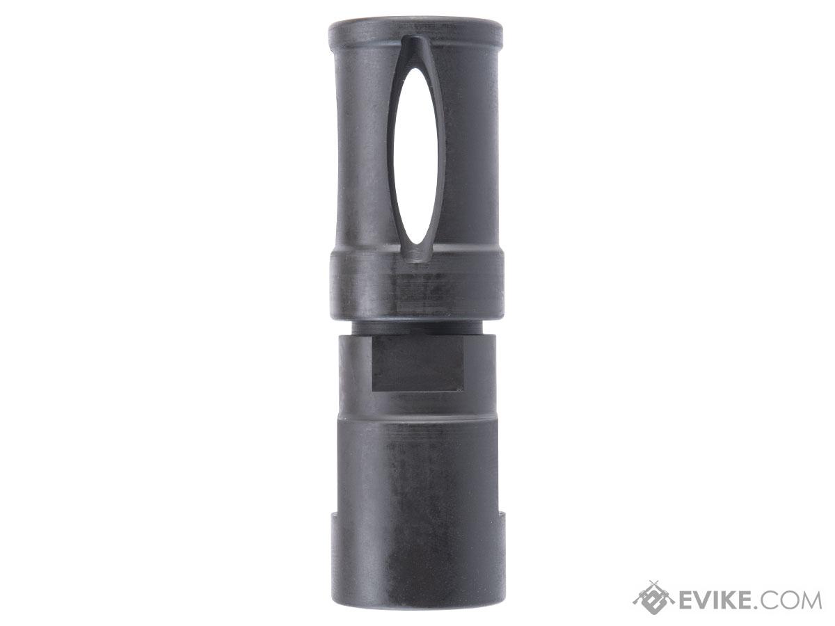 Lambda Defense Steel MK48 14mm Negative Flash Hider, Accessories & Parts, External Parts, Flash ...
