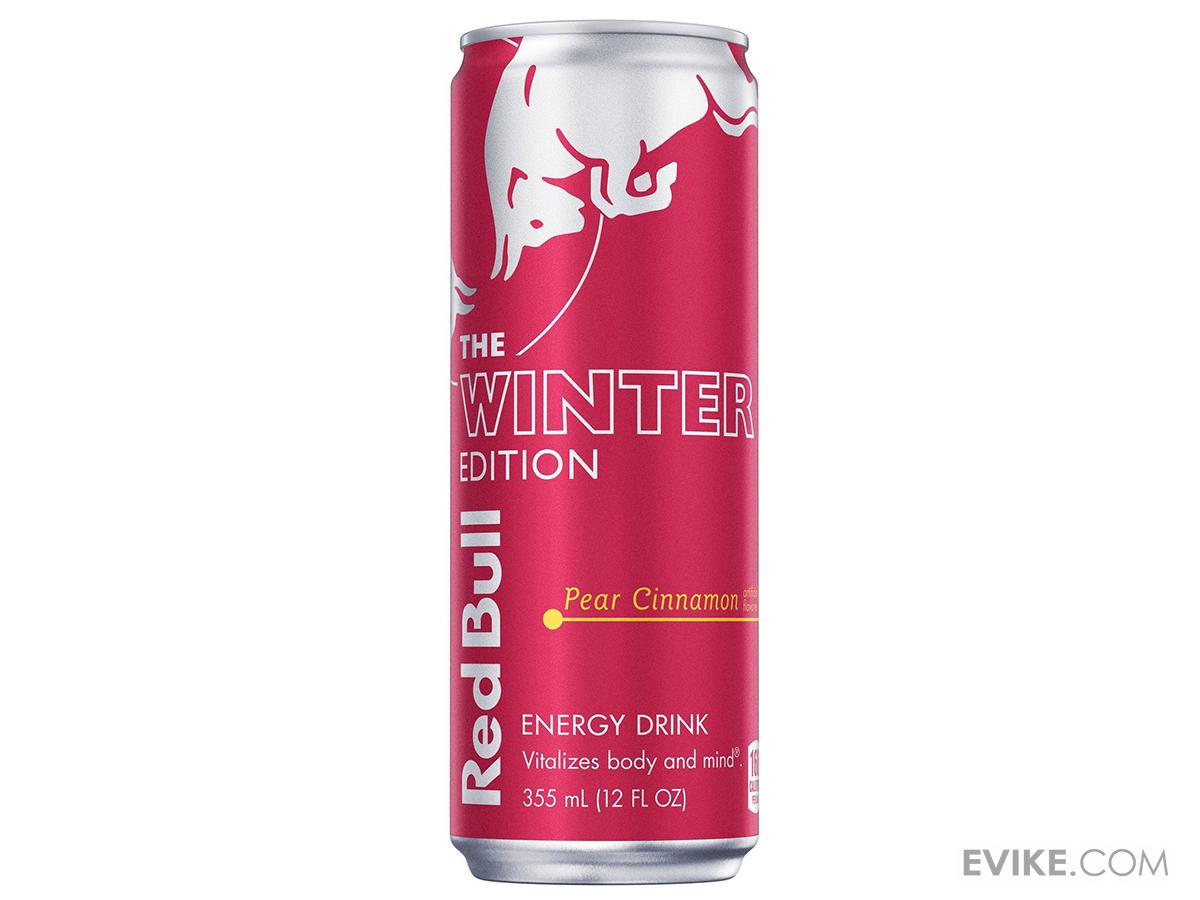 Red Bull Energy Drink (Model: Limited Edition Winter Pear Cinnamon ...