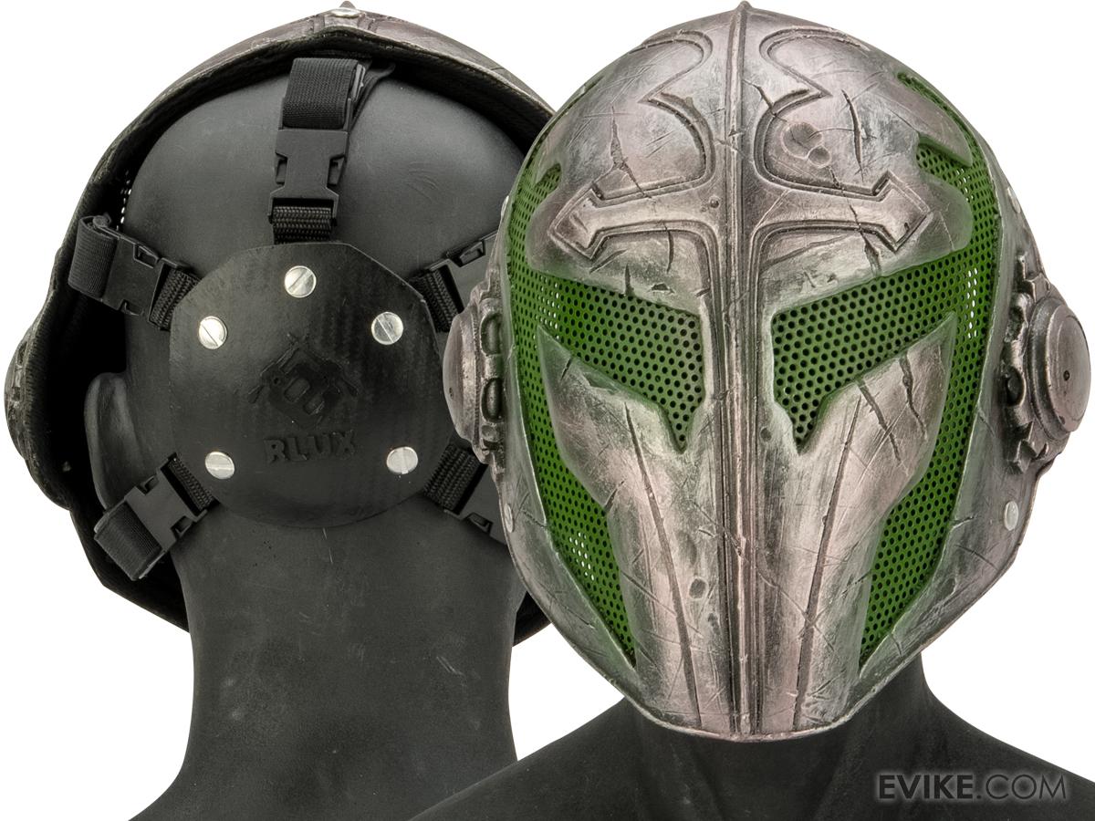 Evike.com R-Custom Fiberglass Wire Mesh "Templar" Mask - Green ...