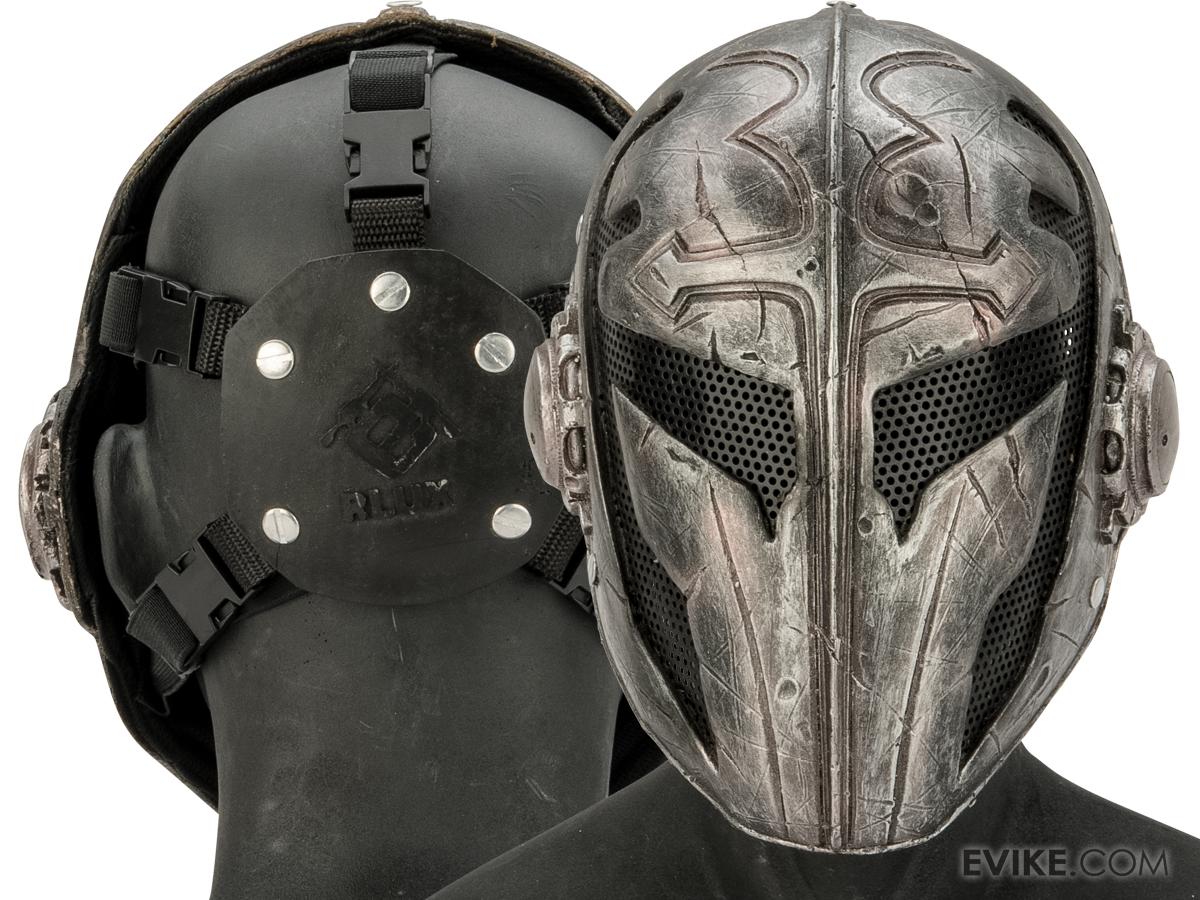 Evike.com R-Custom Fiberglass Wire Mesh "Templar" Mask - Black ...