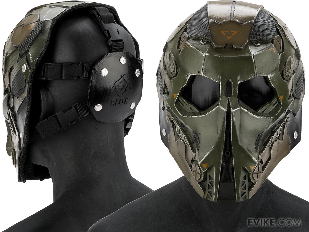 Evike.com R-Custom Fiberglass "Stalker" Full Face Mask (Color: OD Green ...