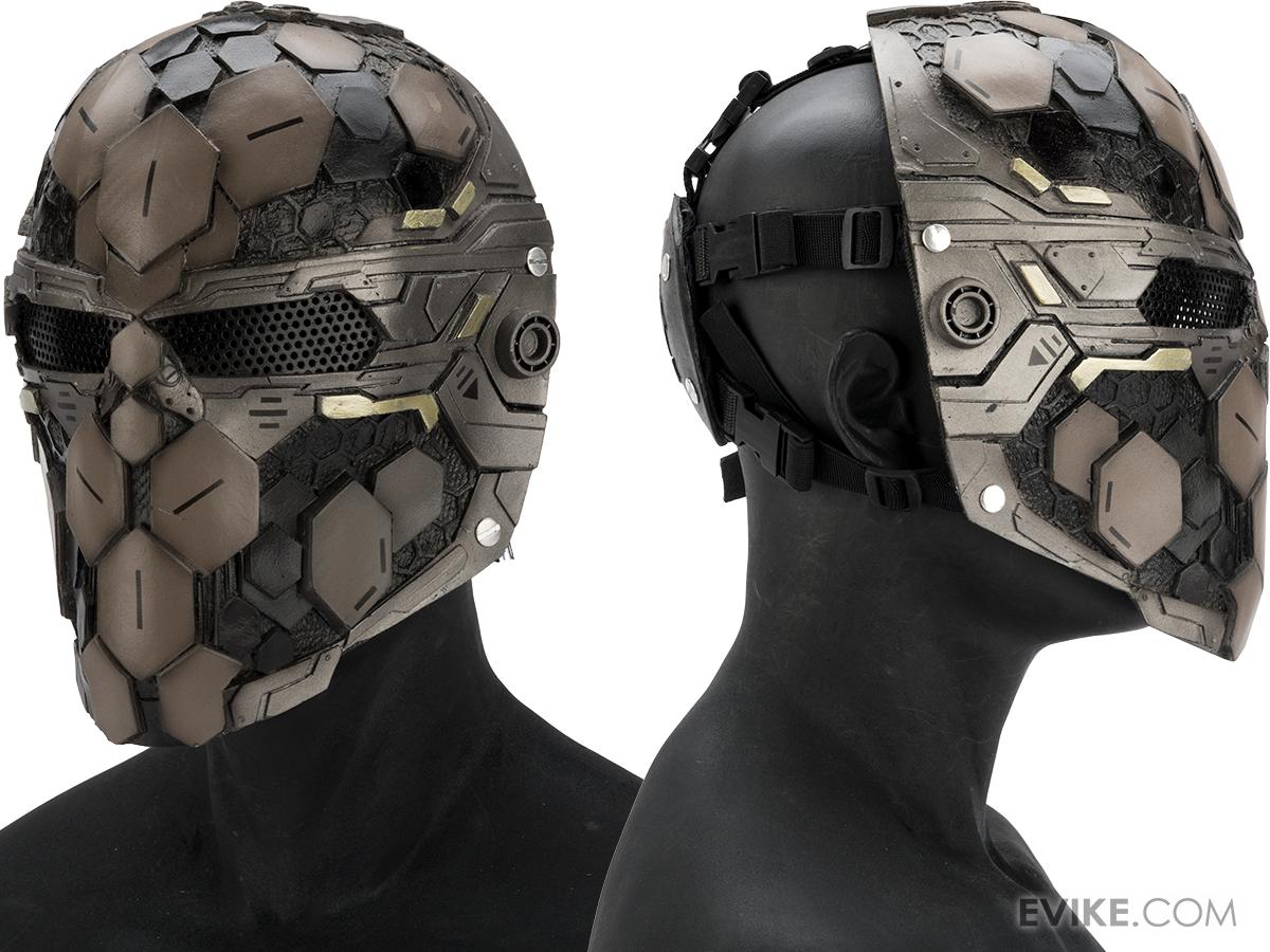 Evike.com R-Custom Fiberglass "Cypher" Full Face Mask (Color: Desert ...
