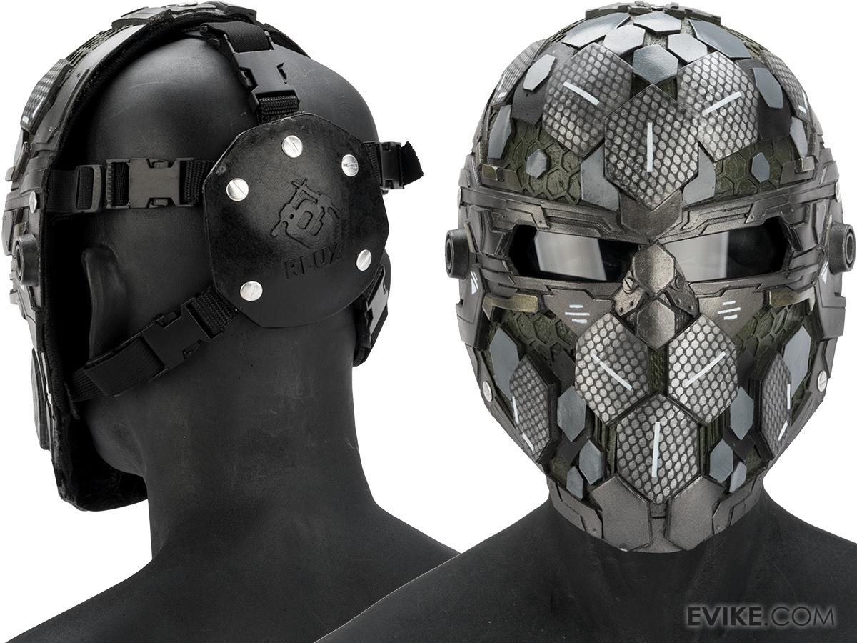 Evike.com R-Custom Fiberglass "Cypher" Full Face Mask (Color: Metallic ...