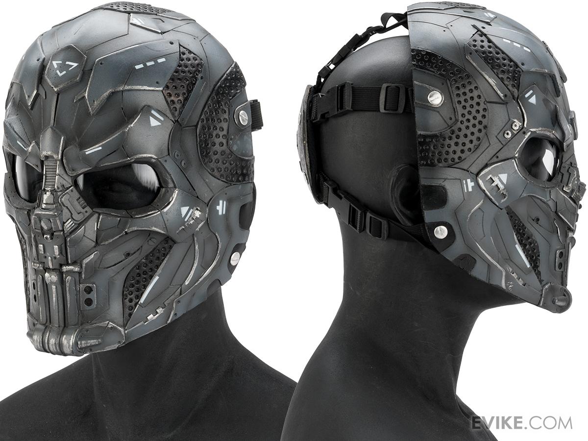 Evike.com R-Custom Fiberglass "CARVR" Full Face Mask (Color: Grey ...