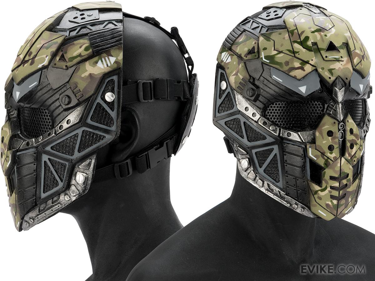 Evike.com R-Custom Fiberglass "Raptor" Full Face Mask (Color: Woodland ...