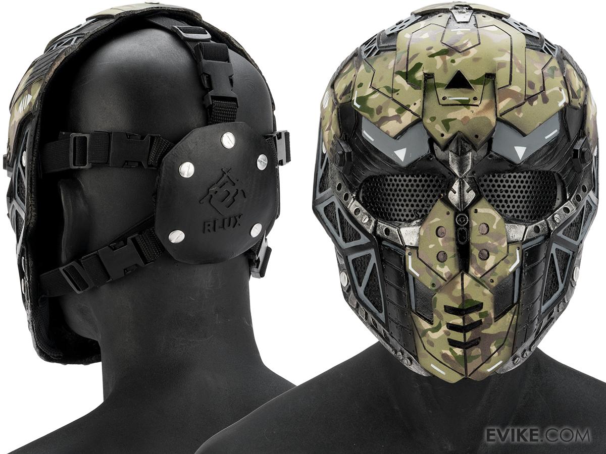 Evike.com R-Custom Fiberglass "Raptor" Full Face Mask (Color: Woodland ...