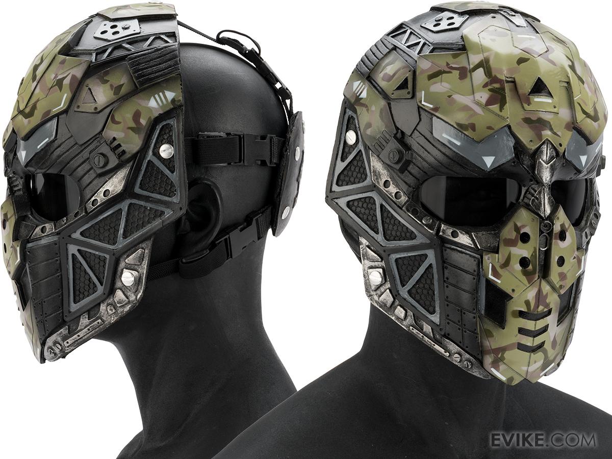 Evike.com R-Custom Fiberglass "Raptor" Full Face Mask (Color: Woodland ...