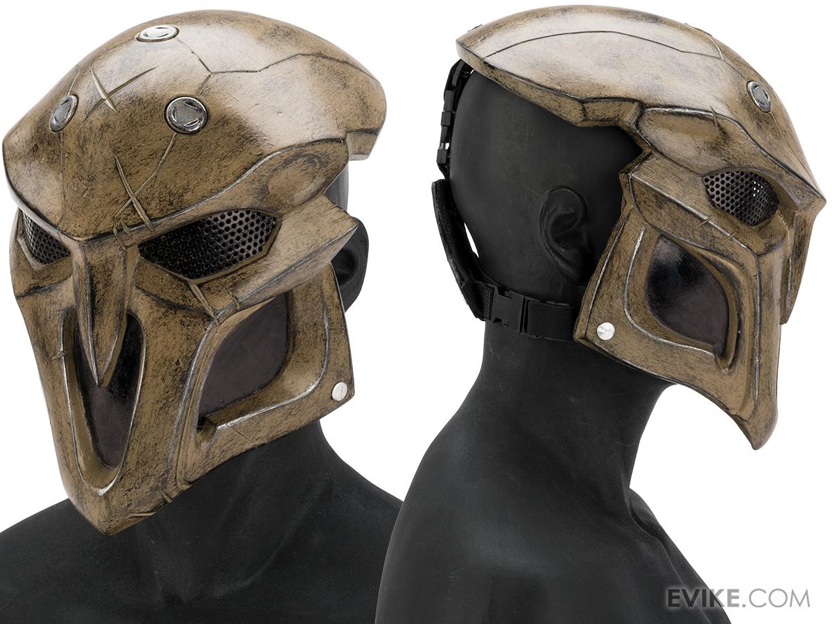 Evike.com R-Custom Fiberglass "Reaper" Full Face Mask (Color: Desert ...