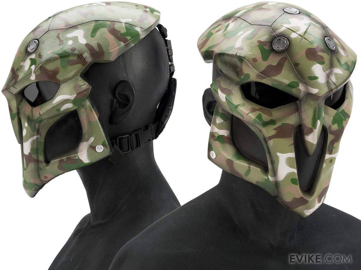 Evike.com R-Custom Fiberglass "Reaper" Full Face Mask (Color: Woodland ...