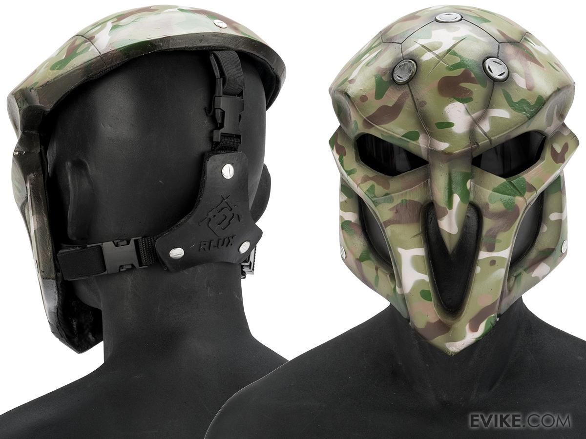 Evike.com R-Custom Fiberglass "Reaper" Full Face Mask (Color: Woodland ...