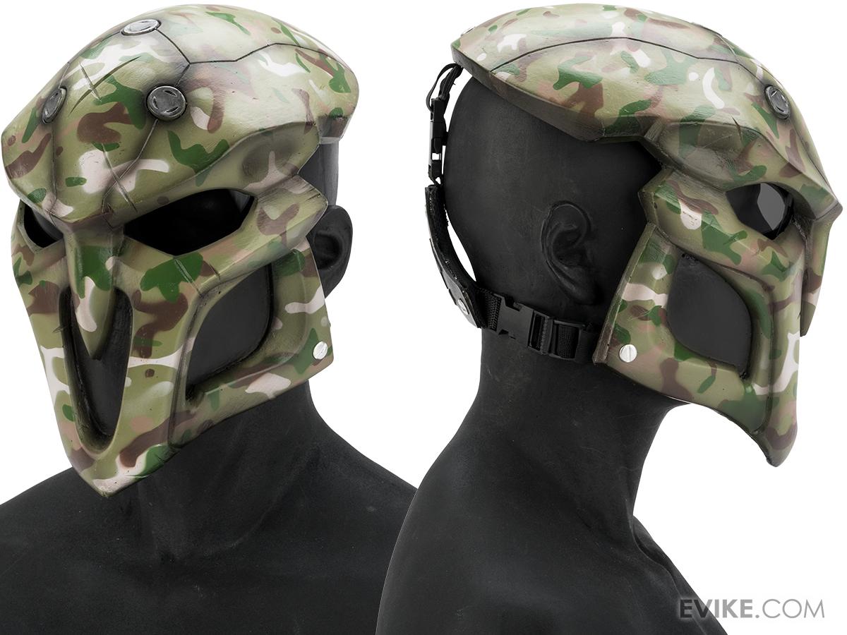 Evike.com R-Custom Fiberglass "Reaper" Full Face Mask (Color: Woodland ...