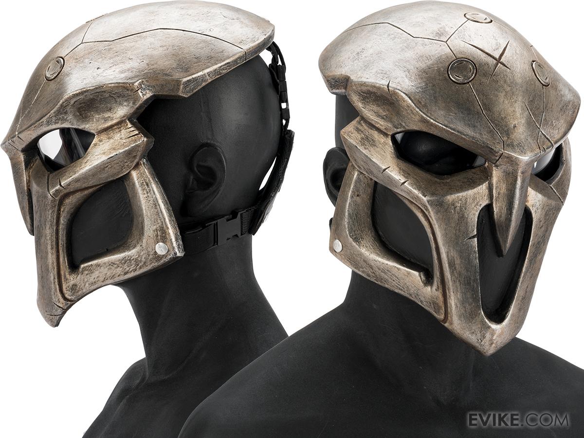 Evike.com R-Custom Fiberglass "Reaper" Full Face Mask (Color: Silver ...