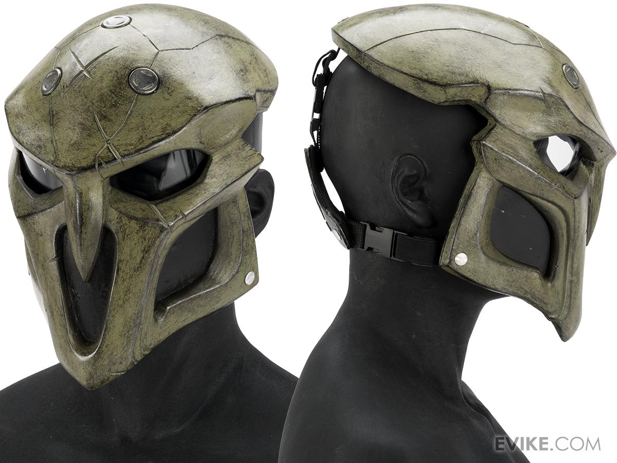 Evike.com R-Custom Fiberglass "Reaper" Full Face Mask (Color: Algae ...