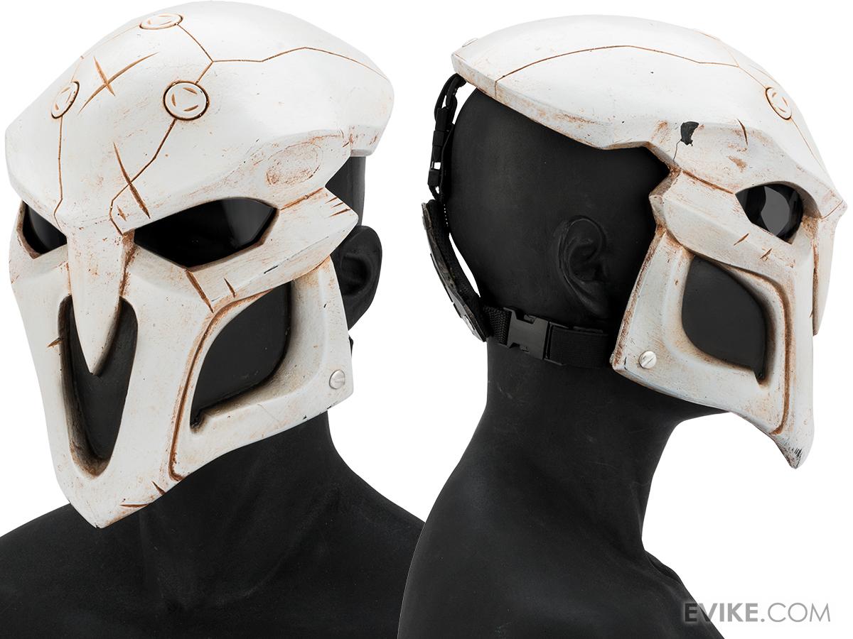 Evike.com R-Custom Fiberglass "Reaper" Full Face Mask (Color: White ...