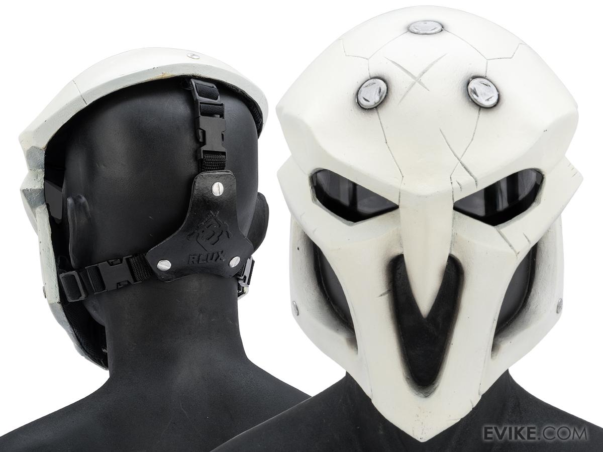 Evike.com R-Custom Fiberglass "Reaper" Full Face Mask (Color: White ...