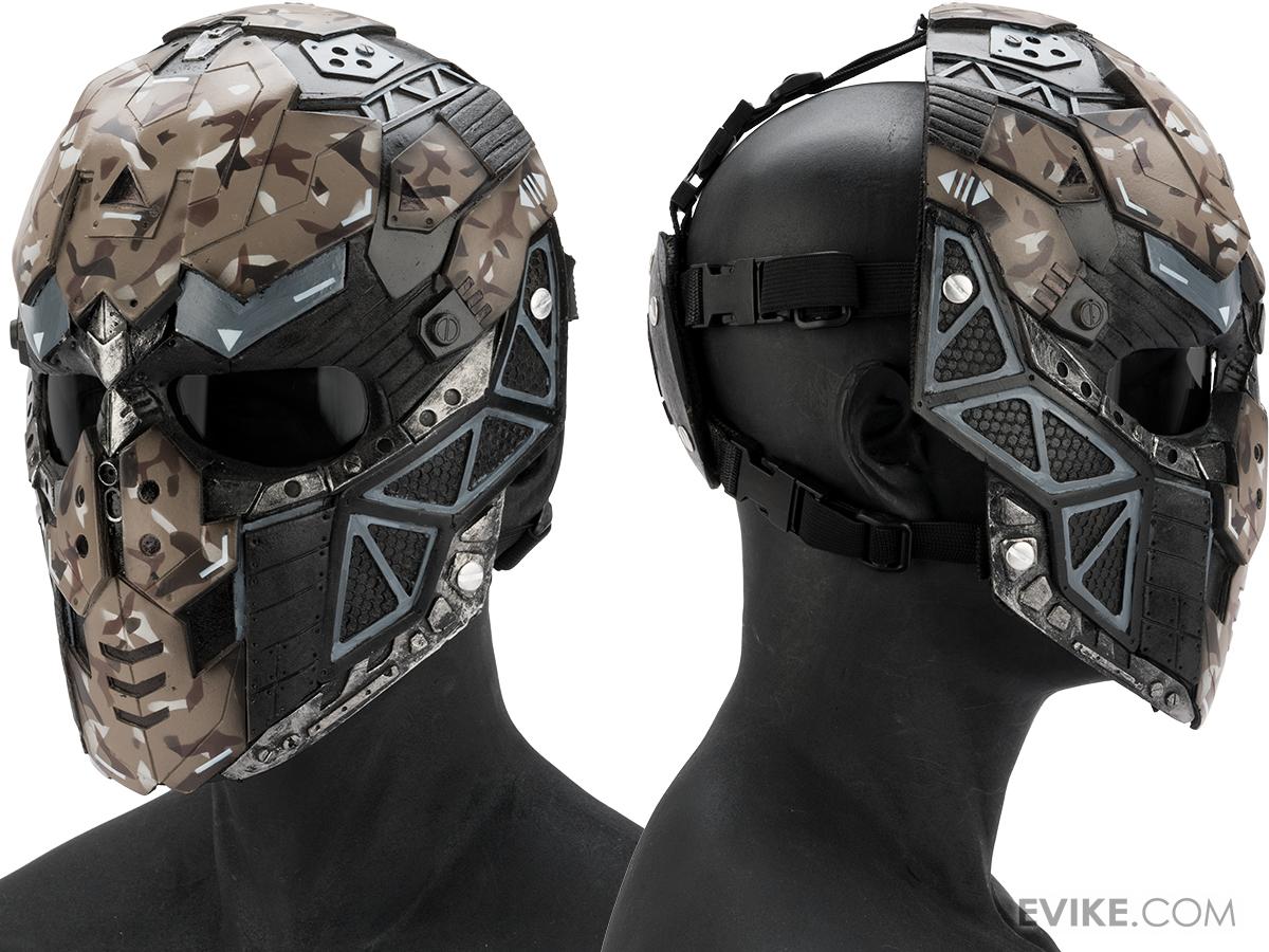 Evike.com R-Custom Fiberglass "Raptor" Full Face Mask (Color: Woodland ...