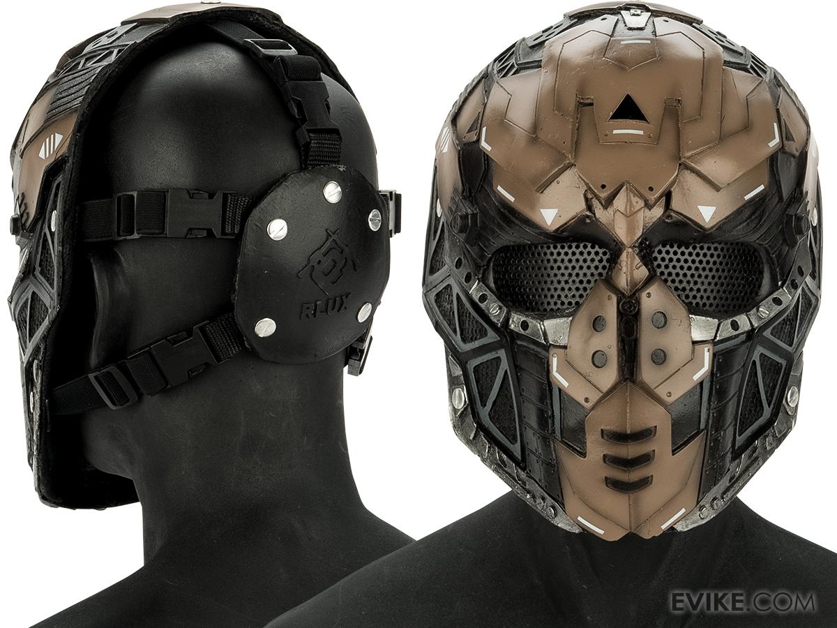 Evike.com R-Custom Fiberglass "Raptor" Full Face Mask (Color: Desert ...