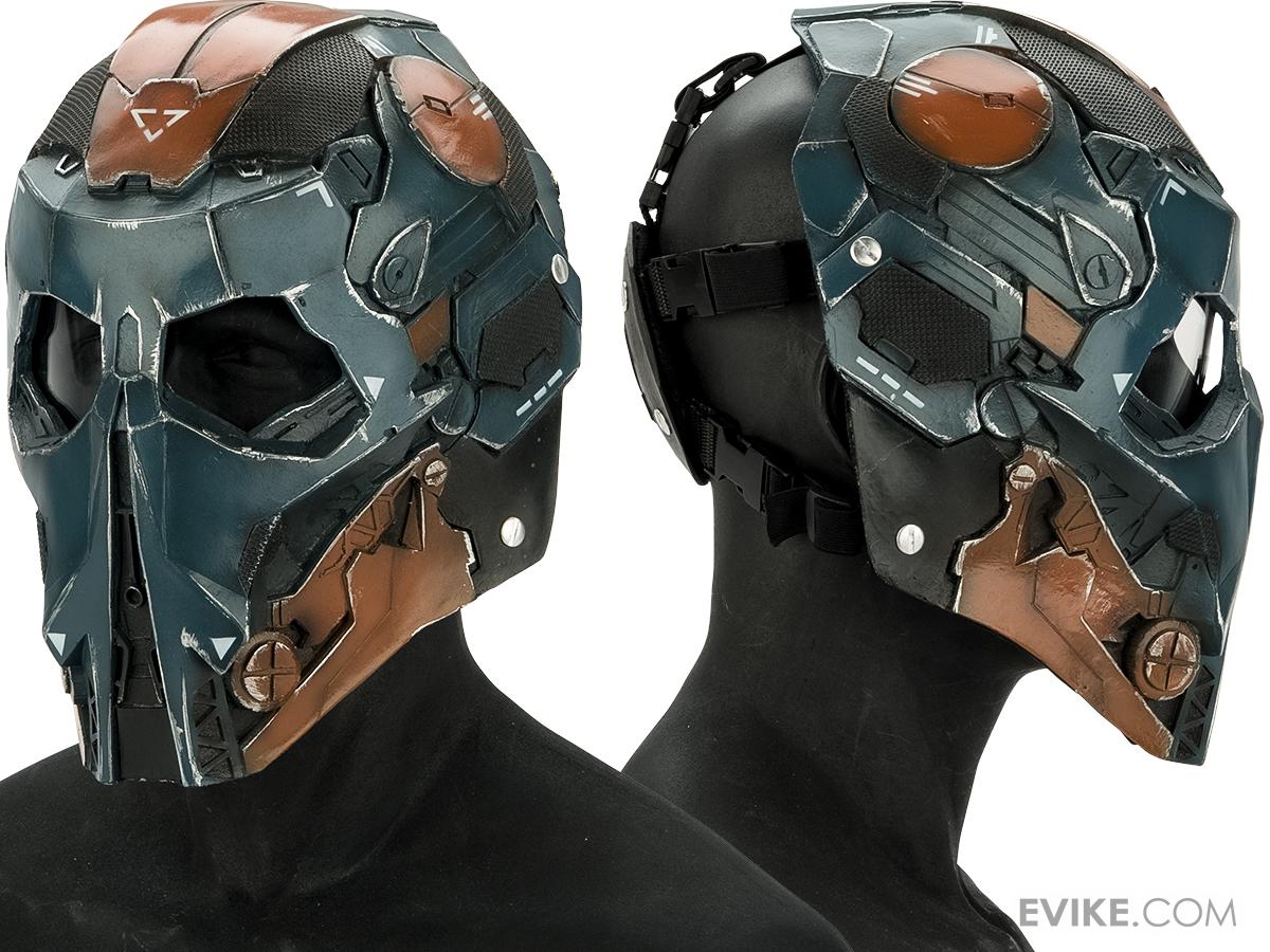 Evike.com R-Custom Fiberglass "Stalker" Full Face Mask (Color: Blue ...