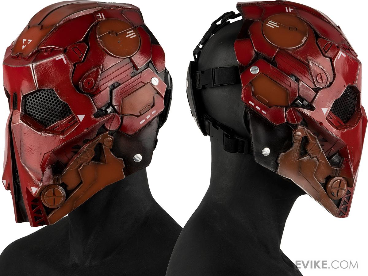 Evike.com R-Custom Fiberglass "Stalker" Full Face Mask (Color: Red ...