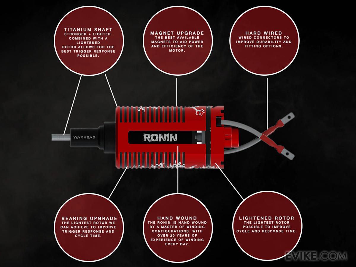 Warhead Industries "RONIN" Custom CNC Brushless Motor for Airsoft AEG ...