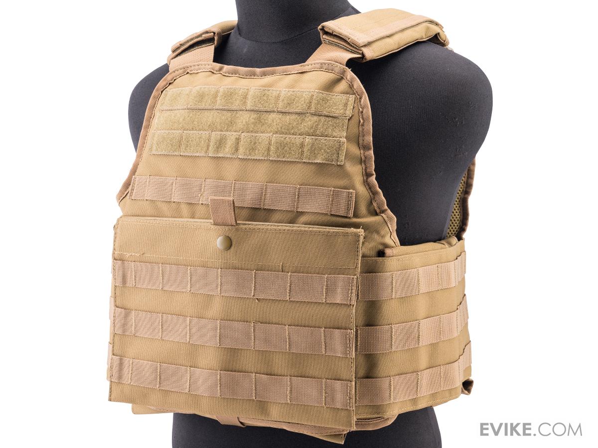 Rothco MOLLE Plate Carrier Vest (Color: Coyote Brown), Tactical Gear ...