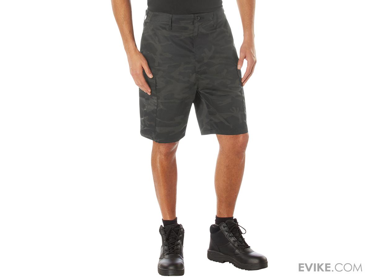 Rothco Midnight Camo Tactical BDU Shorts (Model: Black / Large ...